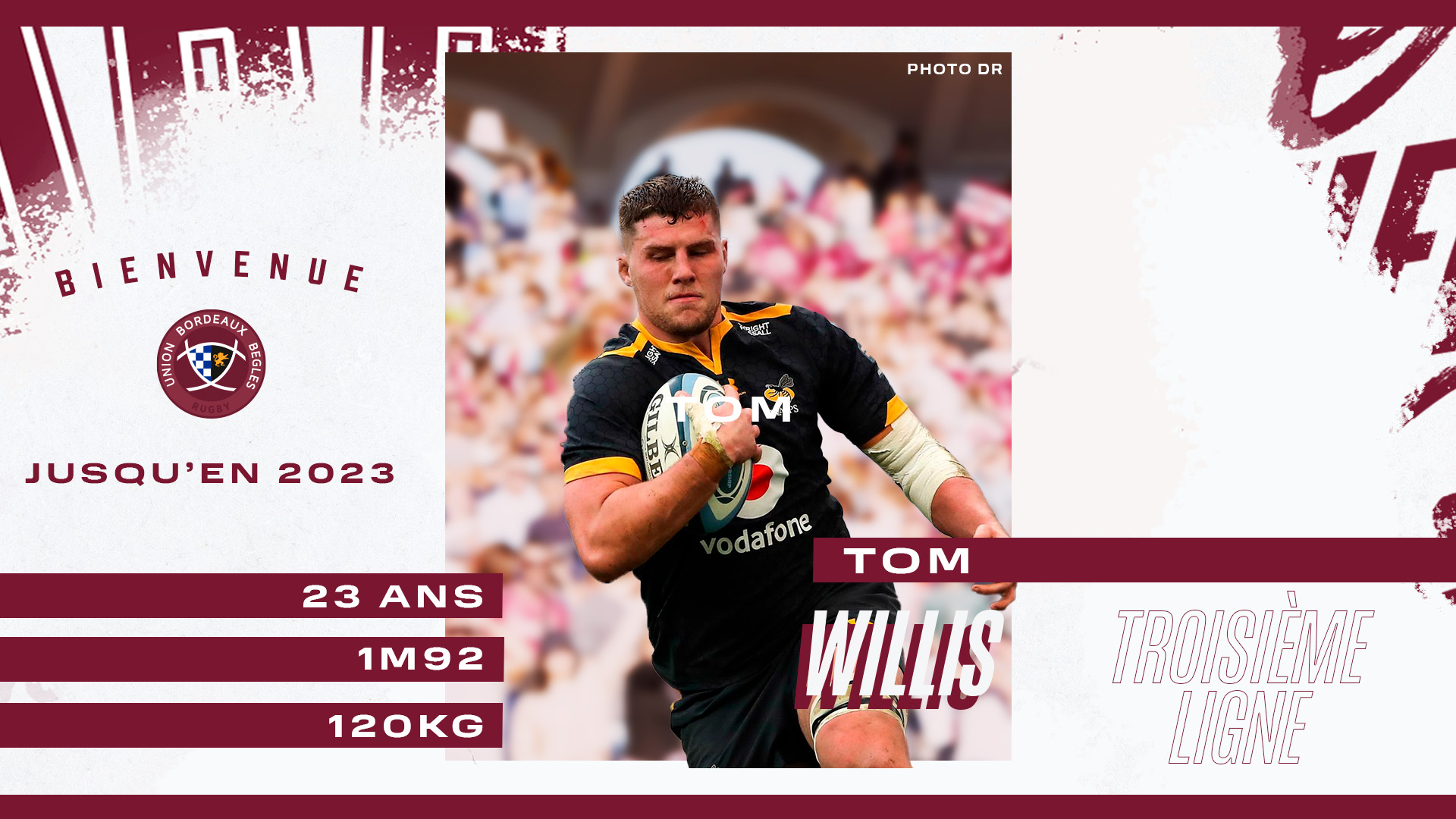 Tom Willis rejoint l'UBB - Toutes les actus