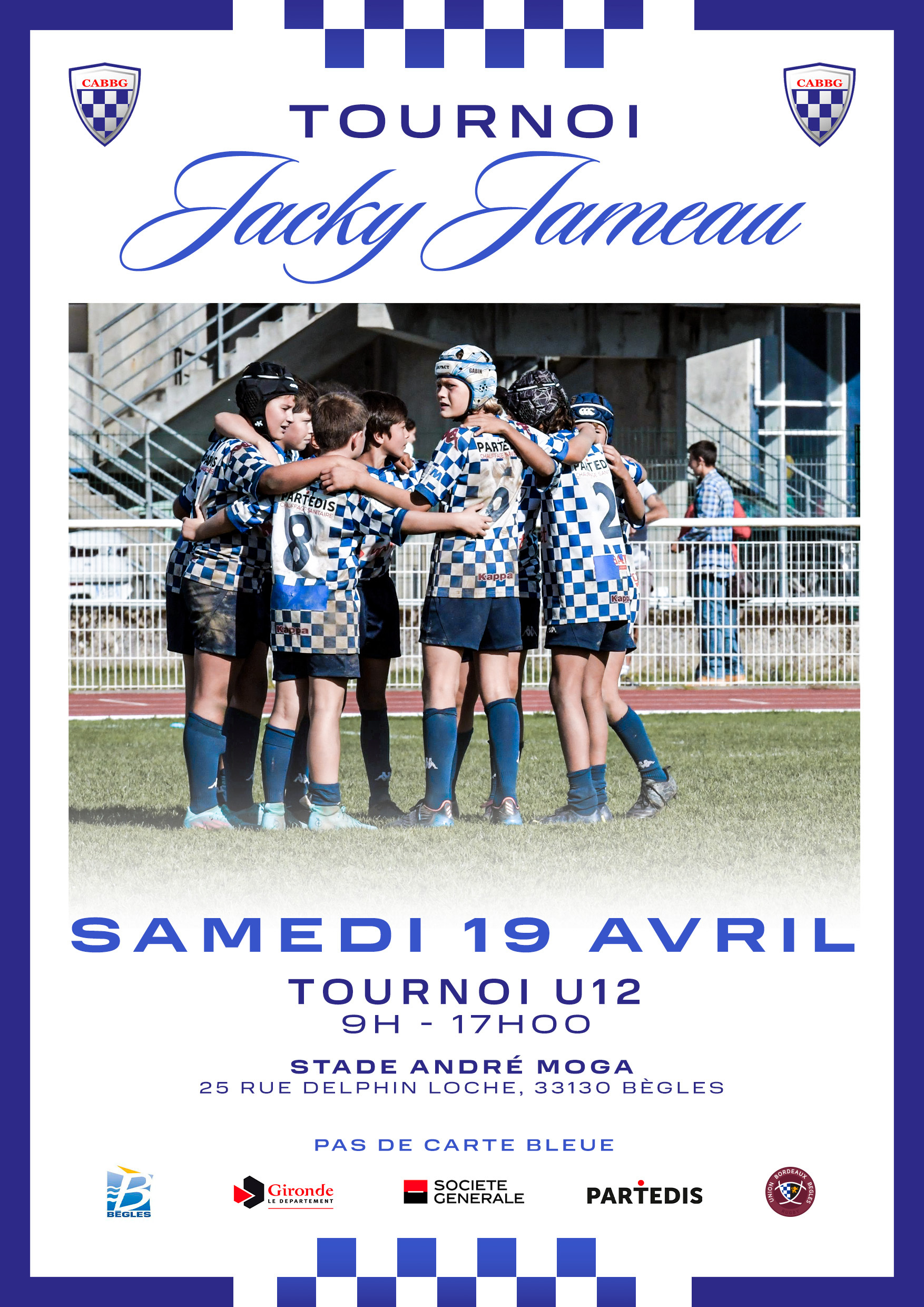 CABBG : place au Tournoi Jacky Jameau ce samedi 19 avril à Moga ...