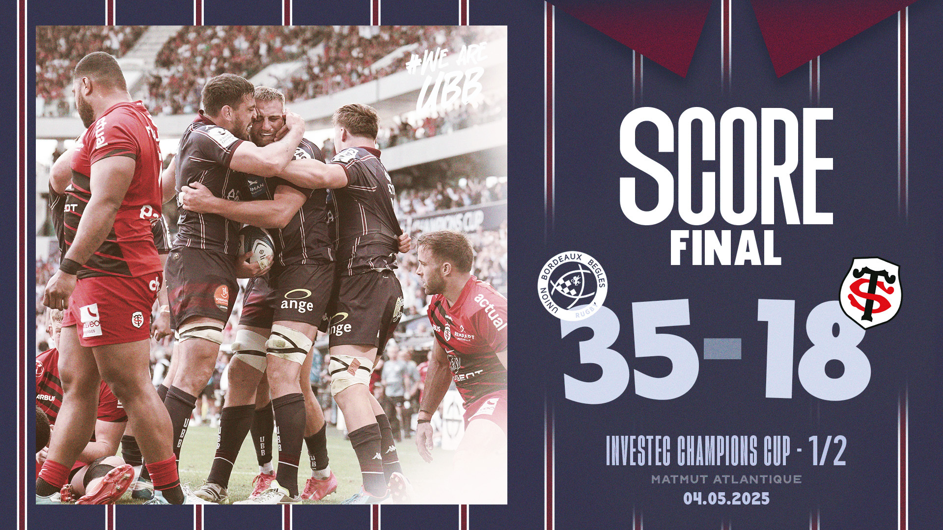L'UBB fait tomber Toulouse et se qualifie pour la première finale de ...