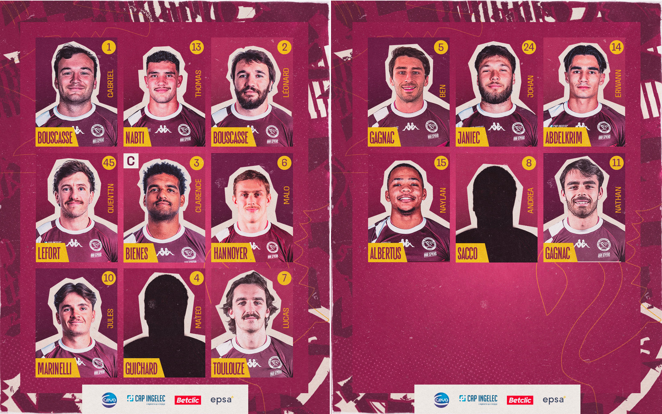 UBB Sevens : le groupe pour l'Howard Hinton à Tours - Actualités ...