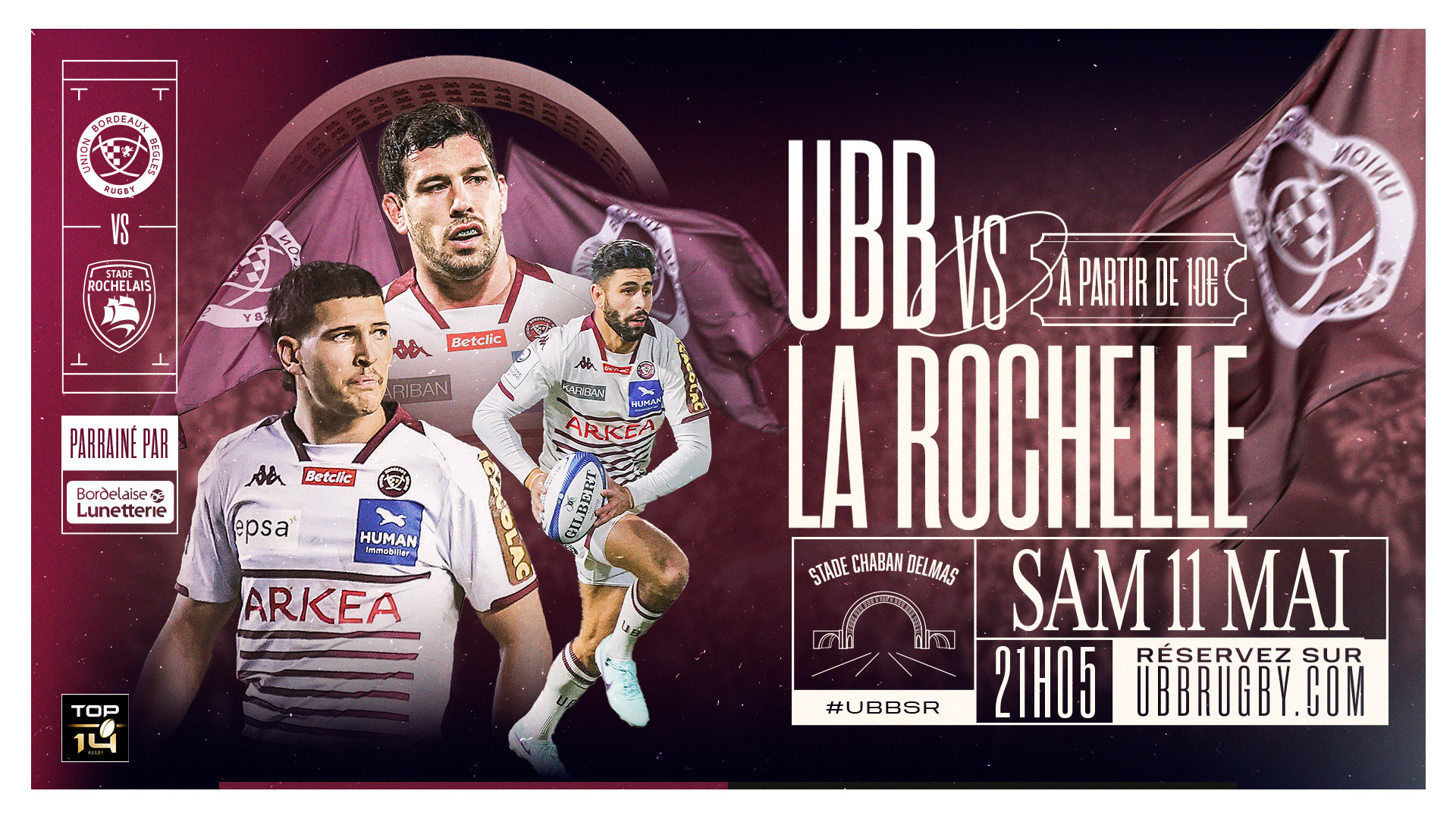 UBB - Stade Rochelais : date et ouverture billetterie ! - Actualités ...