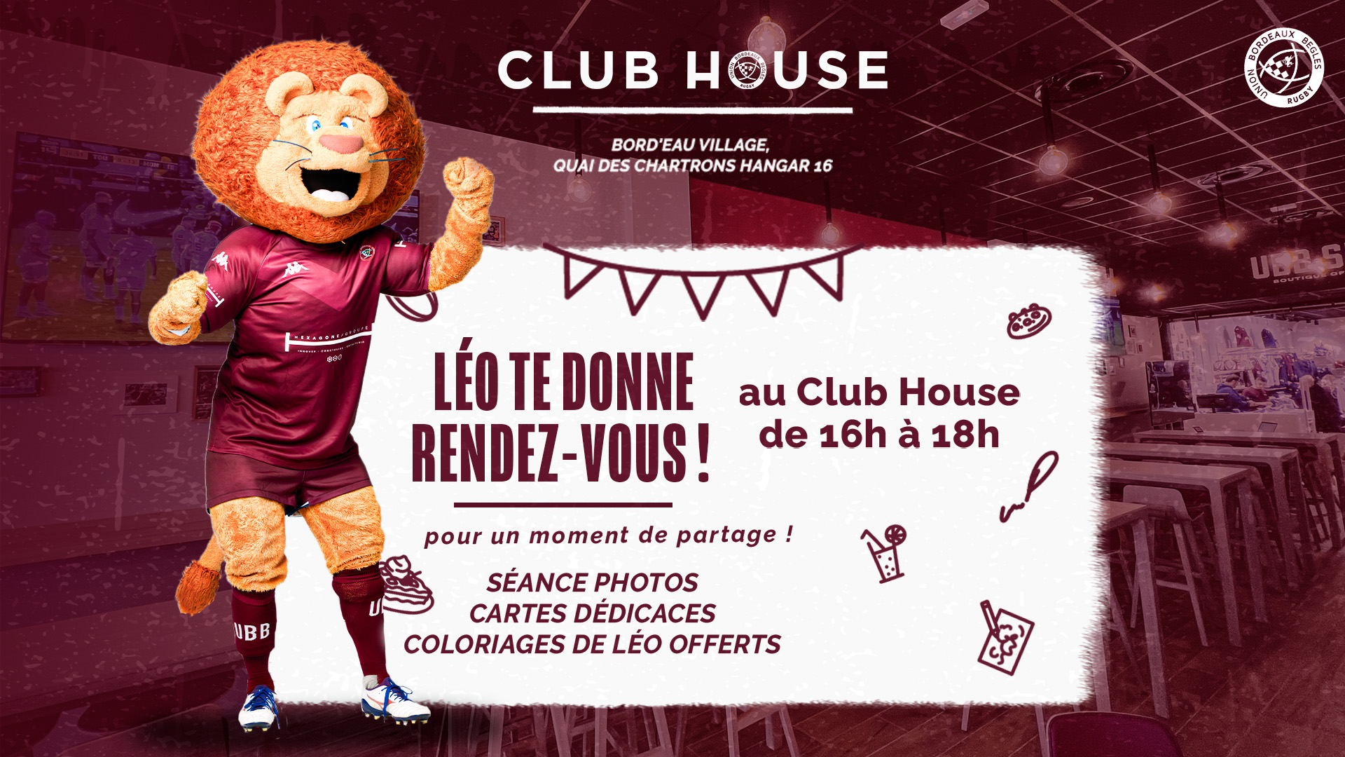 Les copains de Léo au Club House - Actualités - Union Bordeaux Bègles ...