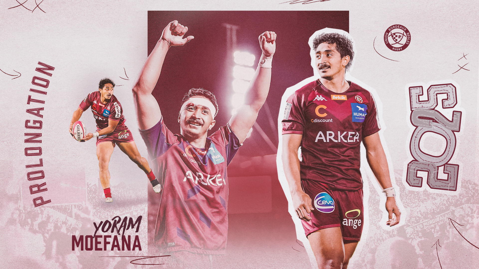 Yoram Moefana prolonge jusqu'en 2025 - Toutes les actus