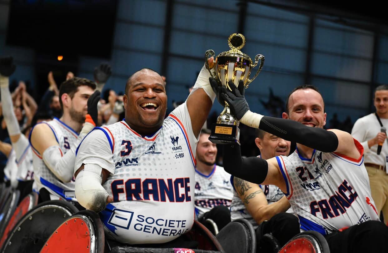 L'équipe de France rugby fauteuil sacré Championne d'Europe ...