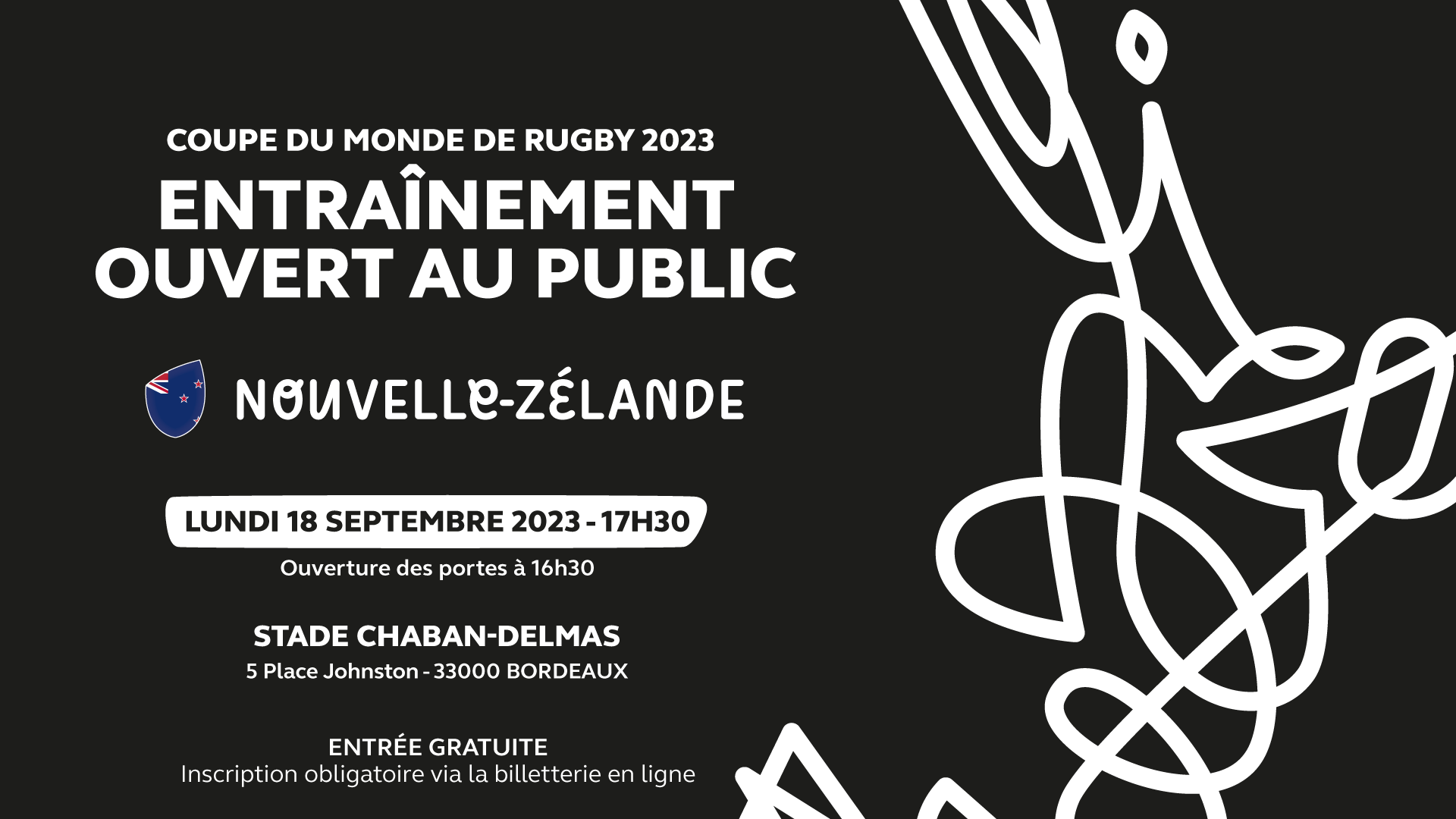 Les All Blacks à Chaban pour un entraînement ouvert au public ce lundi ...