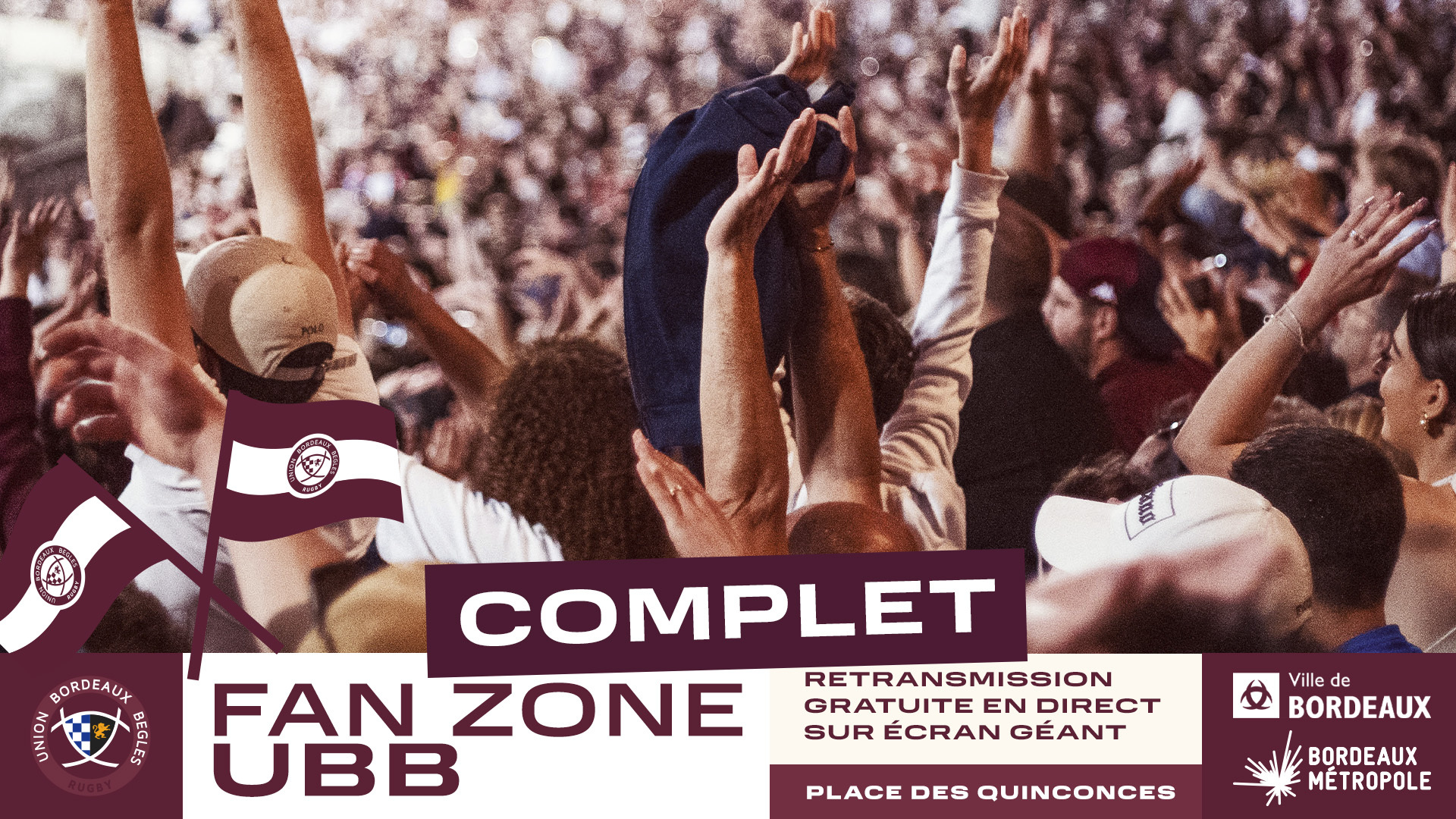 Fan Zone aux Quinconces : c'est déjà complet ! - Actualités - Union ...