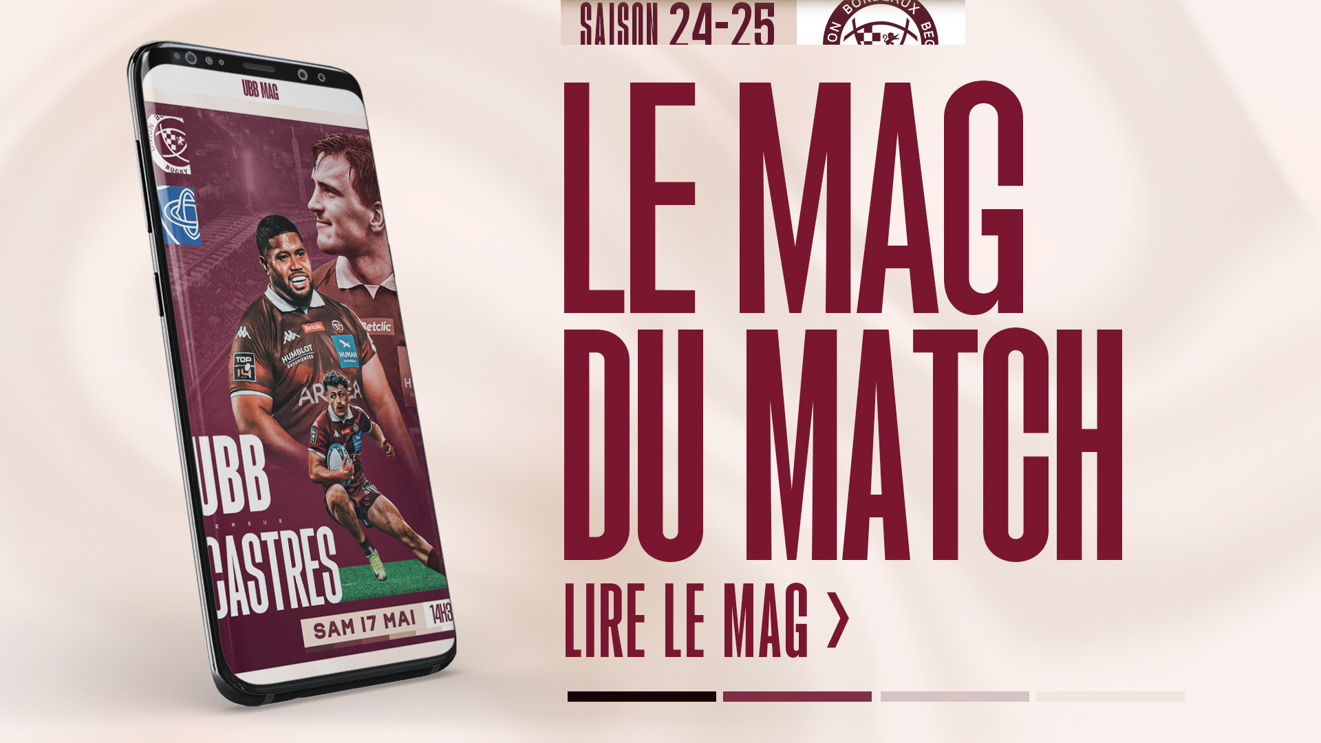Le MAG du match UBB-CO ! - Actualités - Union Bordeaux Bègles (UBB ...